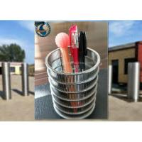 China Durable Stainless Steel Inverted Wedge Wire Screen For Water / Oil Well for sale