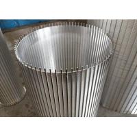 China Rust Proof Back To Washing Wedge Wire Screen For Sugar Mill Factory for sale