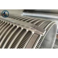 China Wet Dry Separation Id 255mm Reverse Wedge Wire Screen Cylinder Filter Stainless Steel for sale