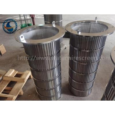 China Duplex Steel 2507 Wedge Wire Screen Continuous Slot Id 300mm for sale