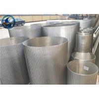 China Stainless Steel Reverse Wedge Wire Screen For Waste Water Treatment for sale