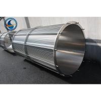 China 201 Stainless Steel Profile Reusable 25u Reverse Wedge Wire Screen Filter Element for sale
