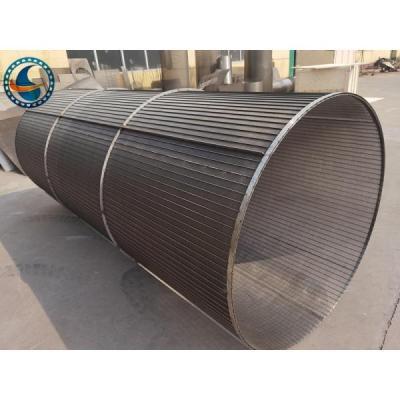 China 304 Ss Slotted Wedge Wire Screen Pipe For Mineral Aggregate Processing for sale