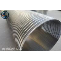China Continuous Slot Profile Wedge Wire Screen SS304 Industrial Filtration for sale