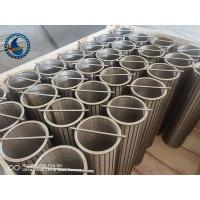 China Thread Connection Reverse Wedge Wire Screen 0.5m-2.0m Height 0.1mm-10mm Slot Width for sale