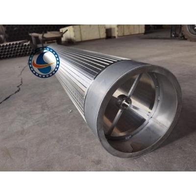 China Stainless Steel 316L Vee Shaped Wire Wedge Wire Screen Pipe for sale