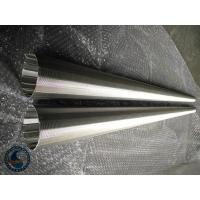China Stainless Steel 316L Tapered Metal Tube High Strength With 512 / 1020mm Length for sale