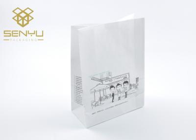 China 80g/sm Pantone Printed Paper Bag With Window for sale