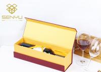 China Paper Cardboard Wine Box Luxury Packaging Custom Logo Printed ISO9001 for sale