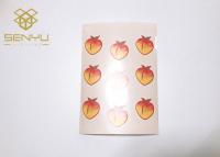 China Self Adhesive Custom Printable Label Stickers Clear PET Material Stickers for sale