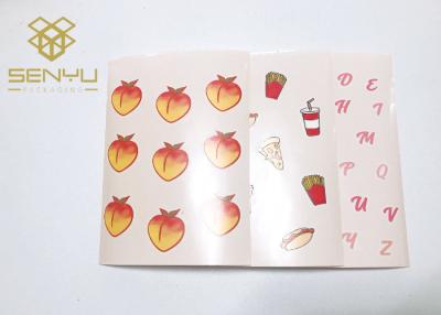 China Self Adhesive Custom Printable Label Stickers Clear PET Material Stickers for sale