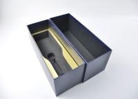 China Handcrafted Cardboard Wine Box With EVA Insert 1200g Thick Cardboard Material for sale