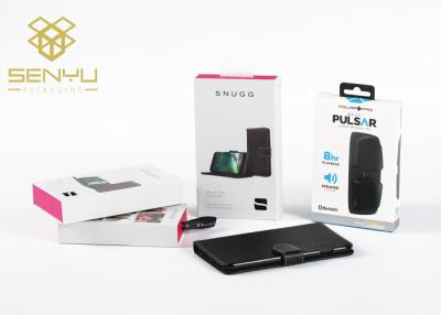 China Bookshaped Paper Box Mobile Accessoreis Packaging Box for Iphone Leather Case for sale