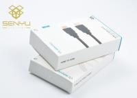 China 350g Paper CMYK Printing Iphone Charger Packaging Mobile Accessories Packaging for sale