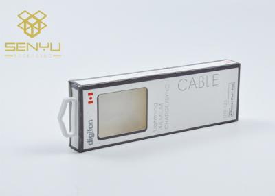 China 350g Paper Custom Printed Phone Accessories Packaging with Clear Window for sale