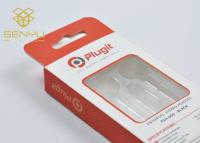 China Mobile Accessories Packaging Custom Design Earphone Packaging Boxes with Window for sale