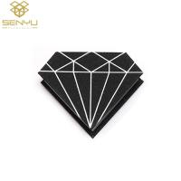 China Eco Friendly Cosmetic Packaging Boxes / Black Glitter Paper Card Eyelash Box for sale