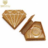 China Cardboard Cosmetic Packaging Boxes / Diamond Eyelash Packaging ISO9001 for sale