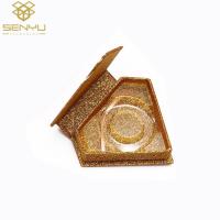 China Cardboard Cosmetic Packaging Boxes / Diamond Eyelash Packaging ISO9001 for sale