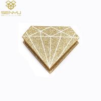 China Diamond Shape False Eyelash Packaging Box Cosmetic Product Package With Blister Insert for sale
