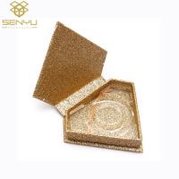 China Diamond Shape False Eyelash Packaging Box Cosmetic Product Package With Blister Insert for sale