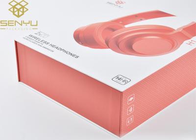 China Magnetic Closure Foldable Bluetooth Headset Box Headphone Packaging Box for sale