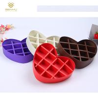 China 1200g Grey Cardboard Paper Chocolate Packing Boxes With Divider Insert for sale