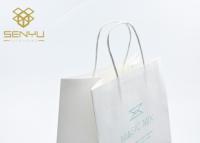 China Small Printed Paper Gift Bags With Logo / Printed Ribbon Handle Bags for sale