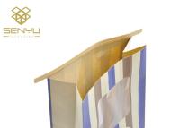 China Candy Food Grade Kraft Custom Printed Paper Grocery Bags Zipper Sealing for sale