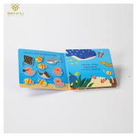 China Paperboard Custom Hardcover Book Binding / Movable Kids Story Books Eco Friendly for sale