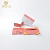 China Luxury Magnetic Paper Box Packaging Folding Paper Flat Packing CMYK Color for sale