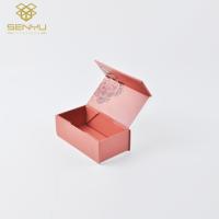 China Luxury Magnetic Paper Box Packaging Folding Paper Flat Packing CMYK Color for sale
