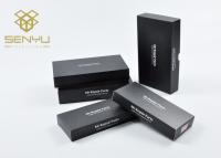 China Gold Foil Stamping Rigid Paper Packing Box Base and Lid Paper with Paper Tray for sale