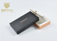 China Gold Foil Stamping Rigid Paper Packing Box Base and Lid Paper with Paper Tray for sale