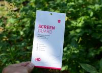 China 350g art paper Printed Mobile Accessories Packaging Tempered Glass Screen Protector Box for sale