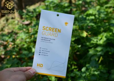China Grey Paper Board Tempered Glass Screen Protector Packaging Box for sale