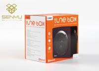 China 350g Paper Square Box Mobile Accessories Packaging Speaker Accessory Packaging for sale