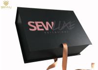 China 130g/Sm Decorative Gift Boxes With Ribbon Closure for sale