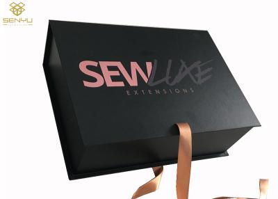 China 130g/Sm Decorative Gift Boxes With Ribbon Closure for sale