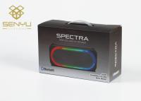 China Wireless Speaker Mobile Accessories Packaging / Black Paper Box Custom Logo for sale