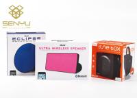 China E Flute Corrugated Cardboard Shipping Boxes Wireless Speaker Packing Custom Printed for sale