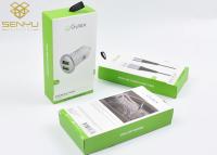 China 350g Art paper Mobile Accessories Packaging / Data Cable Packaging Box With Blister Insert for sale