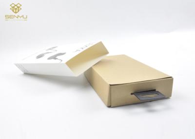 China Kraft Drawer 600g Mobile Phone Case Cover Packing Boxes for sale