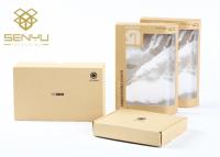 China Small Kraft Paper Mobile Phone Case Cover Packing Boxes For Cell Accessory for sale