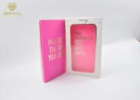 China 400g Art Paper Mobile Accessories Packaging Drawer Boxes / Cell Phone Case Packaging for sale