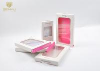 China 400g Art Paper Mobile Accessories Packaging Drawer Boxes / Cell Phone Case Packaging for sale
