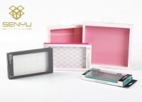 China Printing Information Transparent Packaging Box with Clear Window for Phone Covers for sale