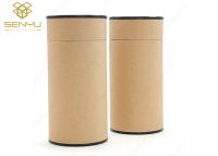 China Cylinder Shaped Kraft Paper Tube Packaging Box Round Cardboard For Tea Bag for sale