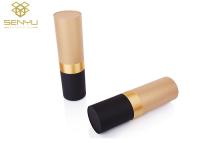 China Kraft Paper Lip Balm Tubes Cylindrical Round Packaging CMYK Printing for sale