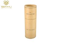 China Cardboard Paper Tube Packaging / Wine Bottle Pack Paper Tube Container for sale